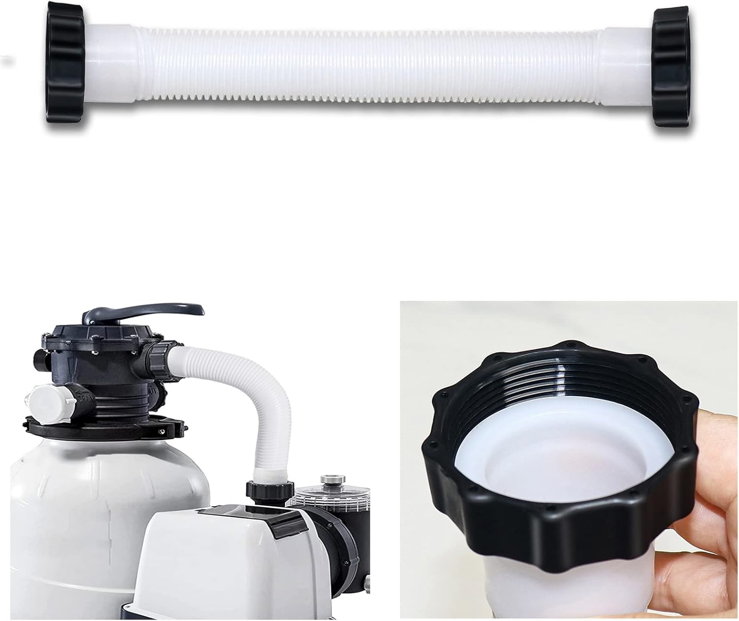 Amazon.com: 1.5" Diameter Pool Pump Replacement Hose，suit 1500 to 2500 ...