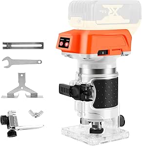 Cordless Palm Router Tool, Brushless Hand Held Edge Router Trimmer for ...