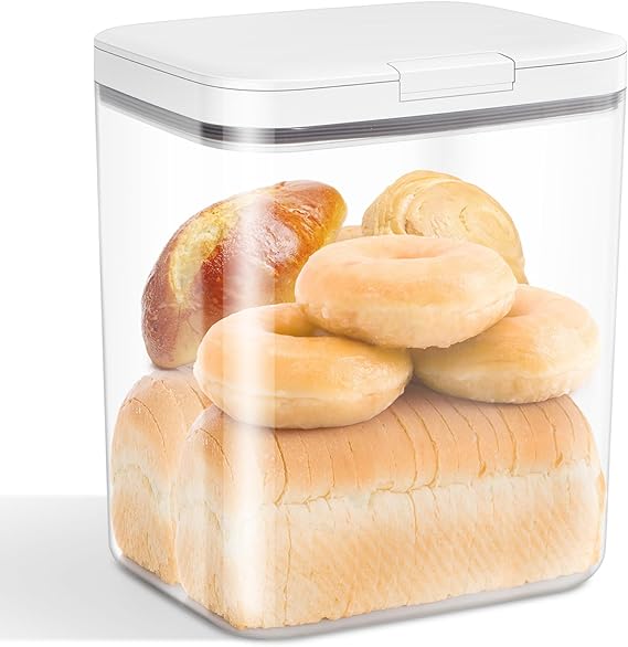 Amazon.com: TBMax Bread Box with Automatic Flip-up Lid, 11.5 Lbs | 5 ...