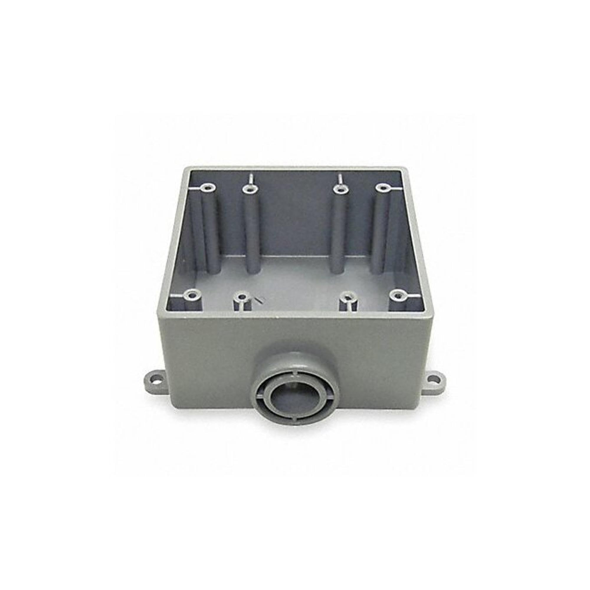 Weatherproof Box, 2Gang, 1 in Hub, PVC - Electrical Equipment - Amazon.com
