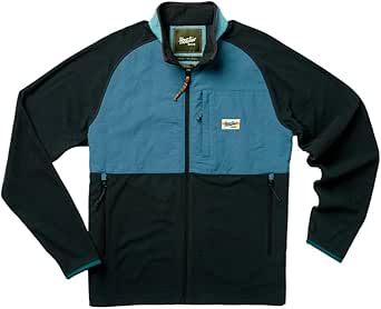 Howler Brothers Men's Talisman Grid Fleece Jacket, Antique Black (US ...