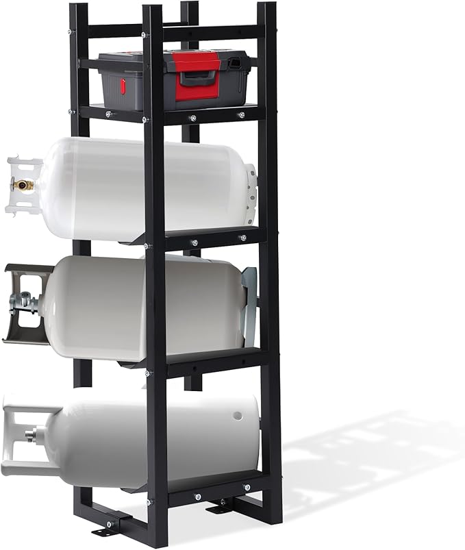 Amazon.com: Eastrexon Refrigerant Tank Rack w/ 3x30lb and Storage Plate ...