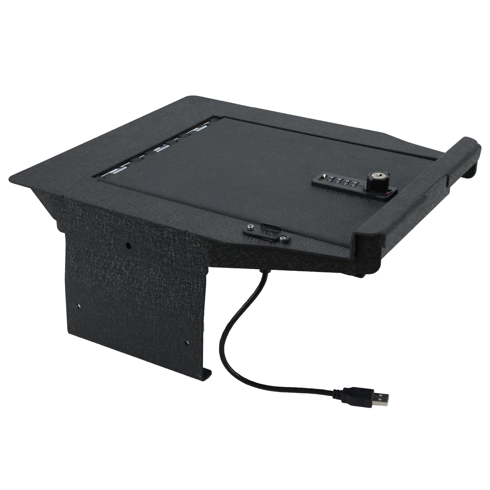 Amazon.com: Center Console Safe Vault - KEREN Console Gun Safe Box ...