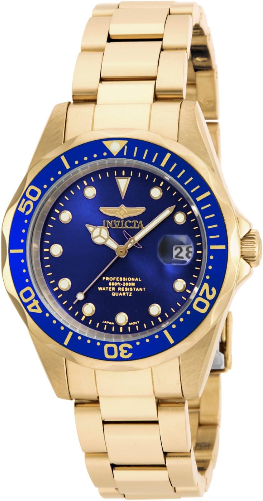 Invicta Pro Diver Edelstahl Quarzuhrwerk - 37mm : Invicta: Amazon.de ...