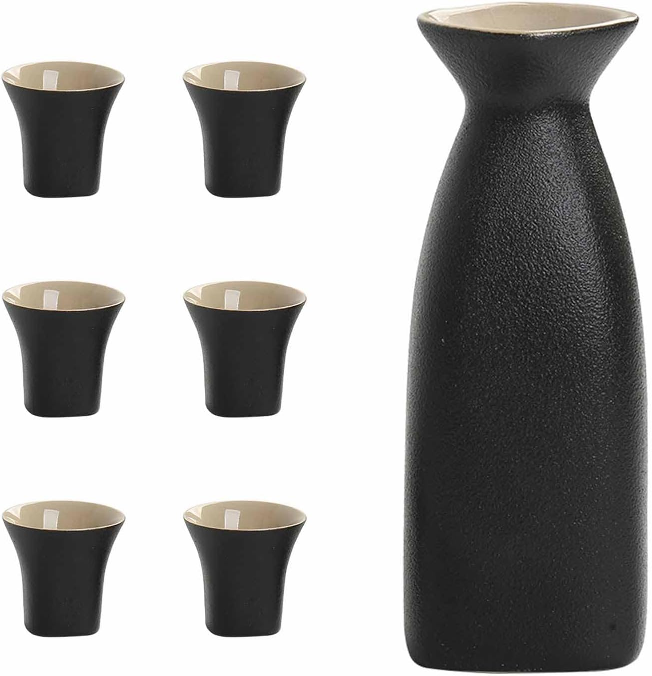 Amazon.com | Japanese Sake Set,Hot Sake Bottle,Traditional Ceramics ...