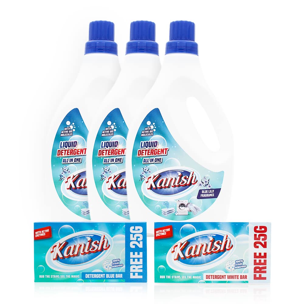Buy KANISH All in one Liquid Detergent Active Biomolecules 500 ml (PACK ...
