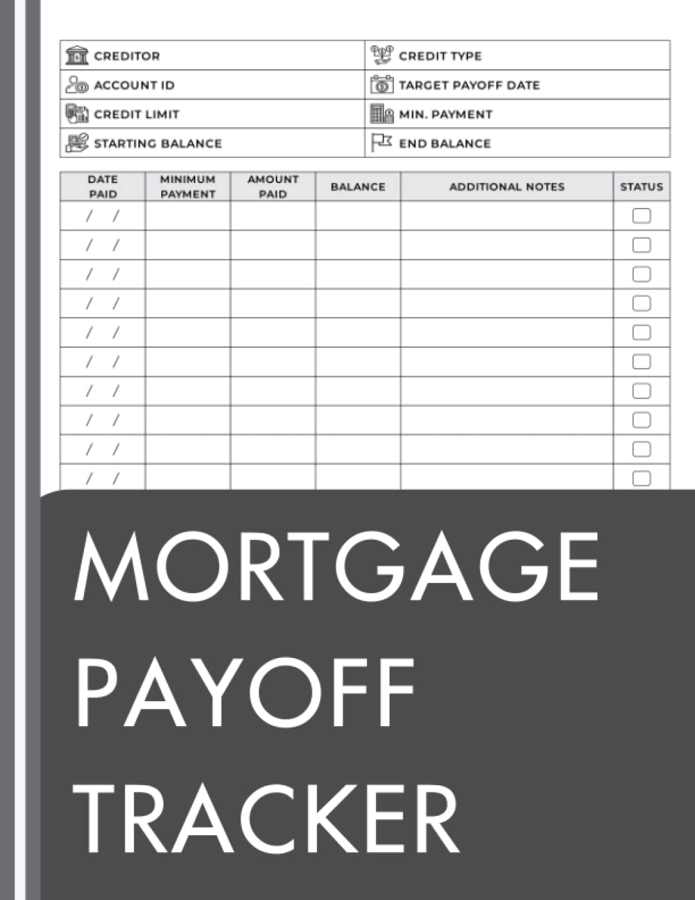 Amazon.com: Mortgage Payoff Tracker: Track Your Mortgage Payments ...