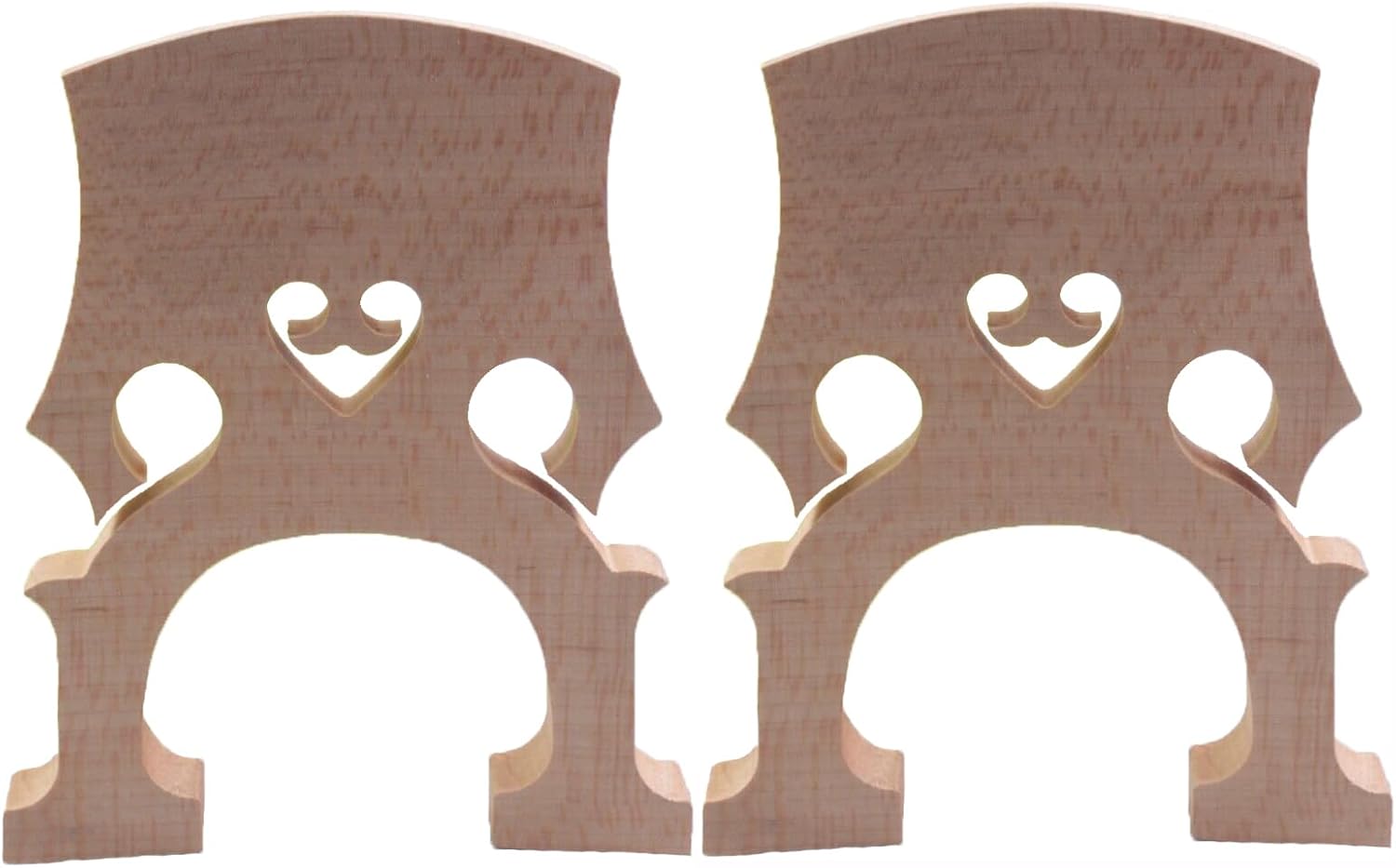 Amazon.com: 2 Pcs Cello Bridge Maple Wood 3/4 4/4 Cello Bridge ...