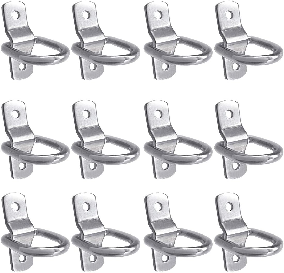 Amazon.com: Sunmall D Ring Tie Down Anchor Hooks, Surface Floor Mount Tie Downs Ring Points with ...