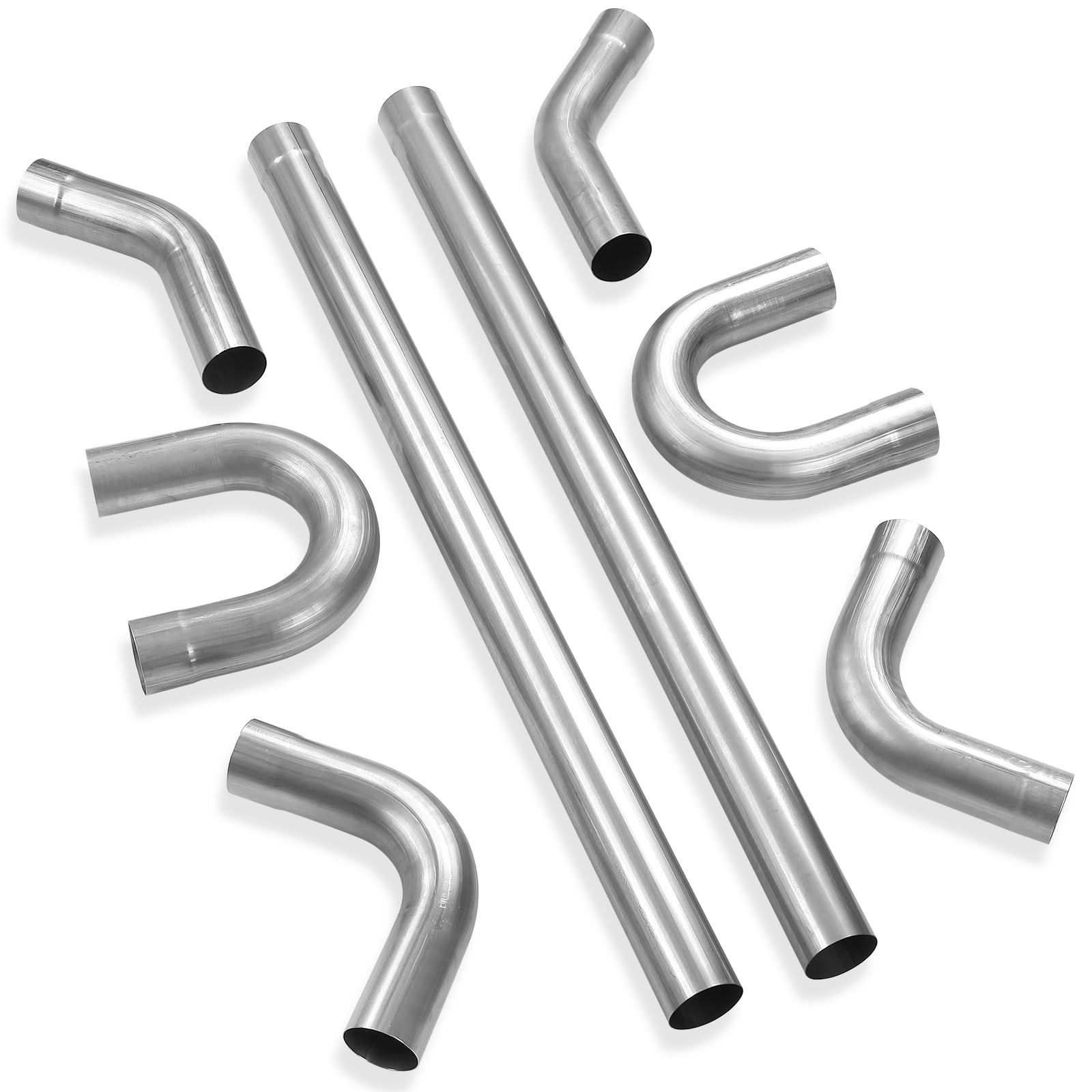 Snapklik.com : 2" Stainless Steel Custom Exhaust Kit Tubing Mandrel ...