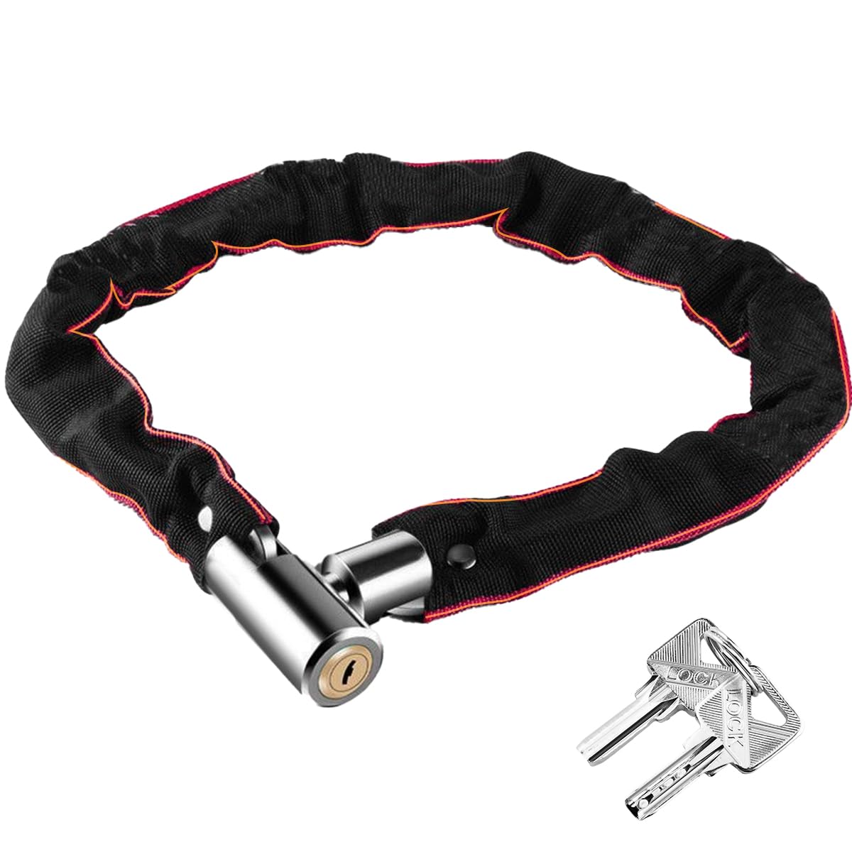 Versatile Chain Lock For Motorcycle Door Garegce Bike Chain Lock - 84cm ...