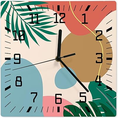 Amazon.com: SanBouSi 22" Marble Wall Clock Nordic Style Creative Luxury ...