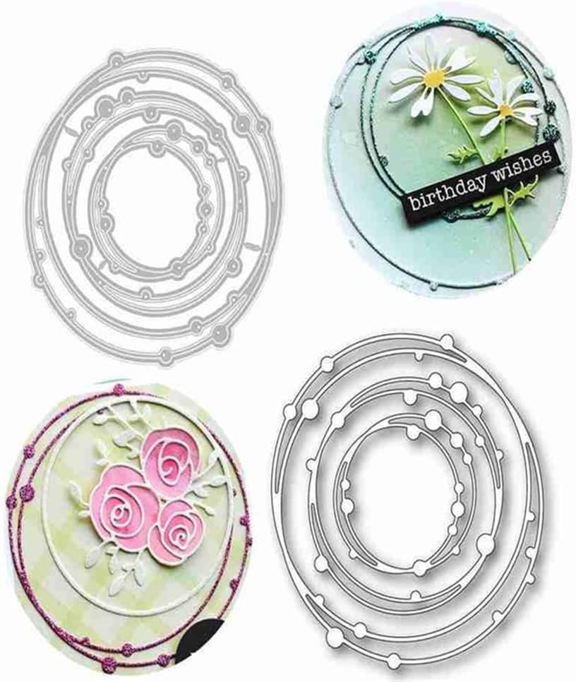 Amazon.com : 3 PCS Die Cuts for Card Making, AFUNTA Star Moon Bubble ...