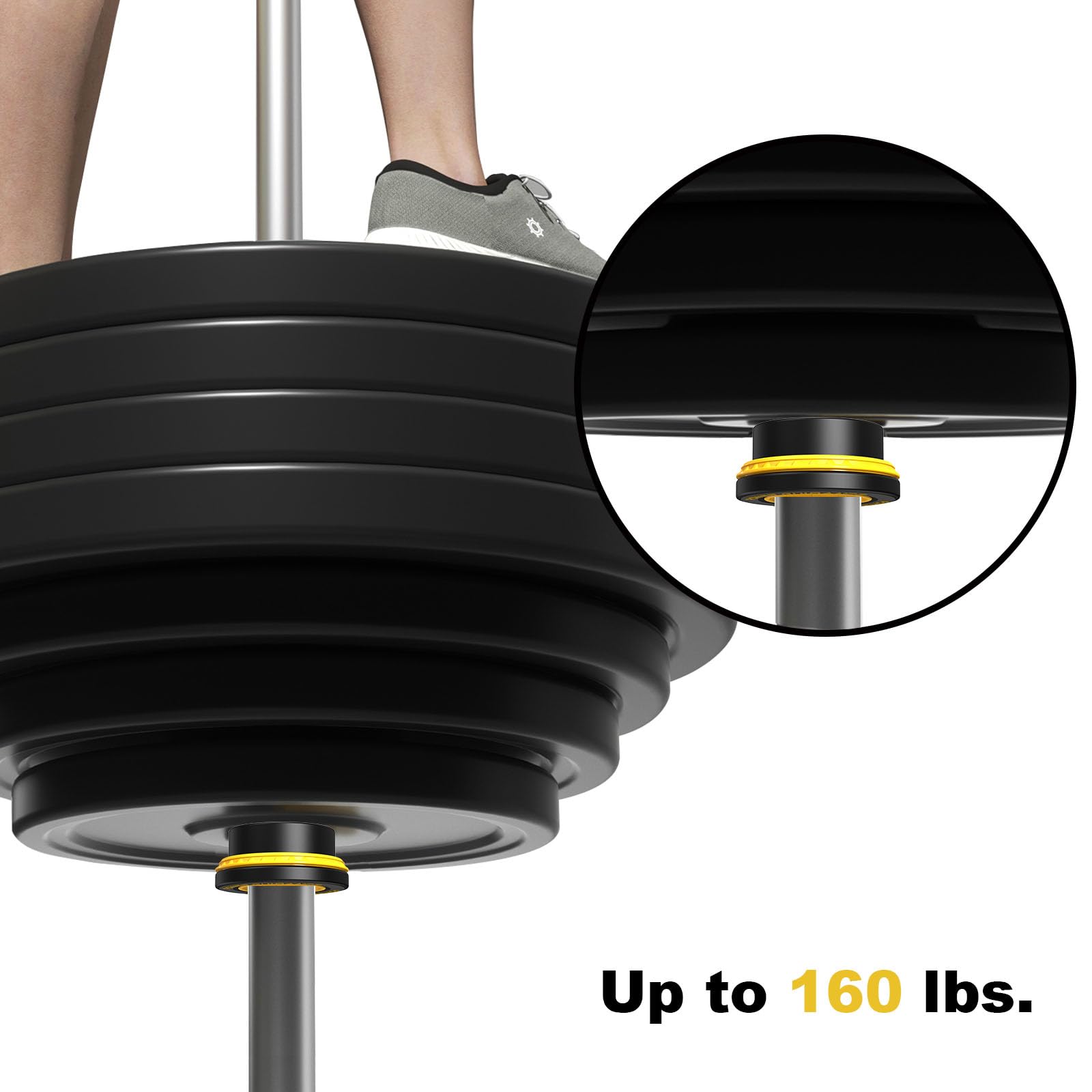 Snapklik.com : 50mm Barbell Clamps Barbell Collars, Quick Release ...