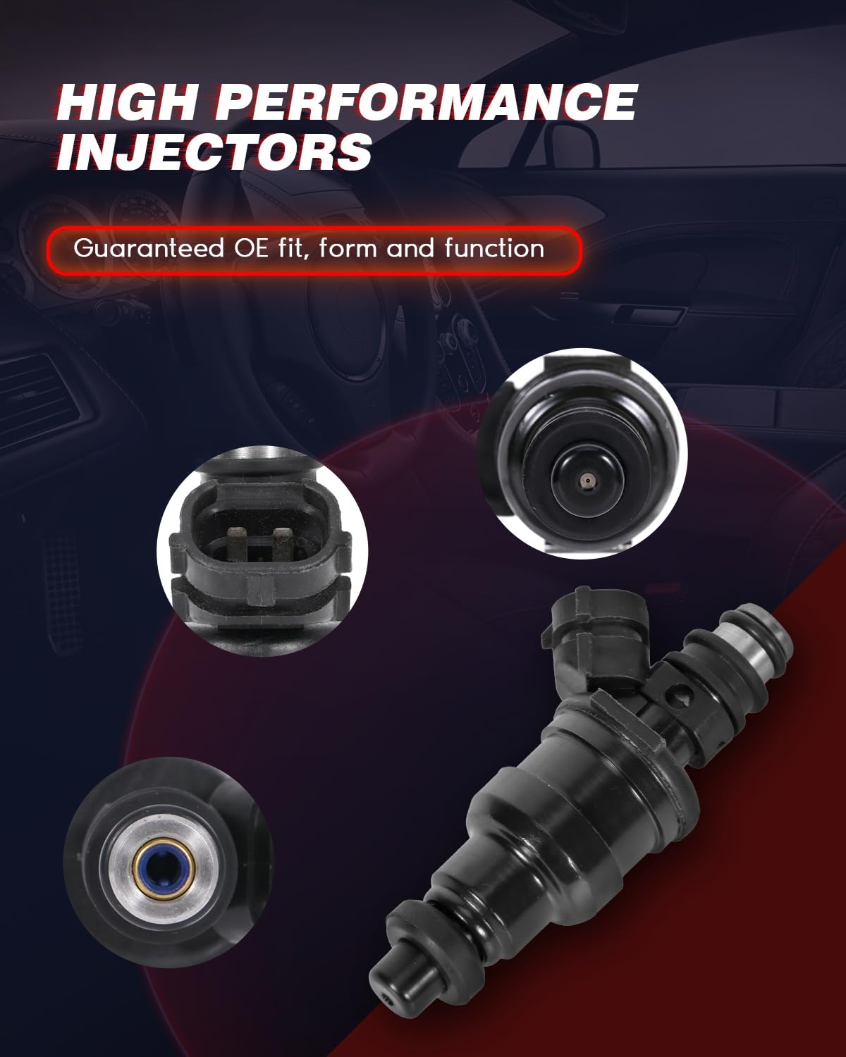 Fuel Injection Nozzle Fuel Injector Set Of 6 For Toyota 4Runner 3.0L ...