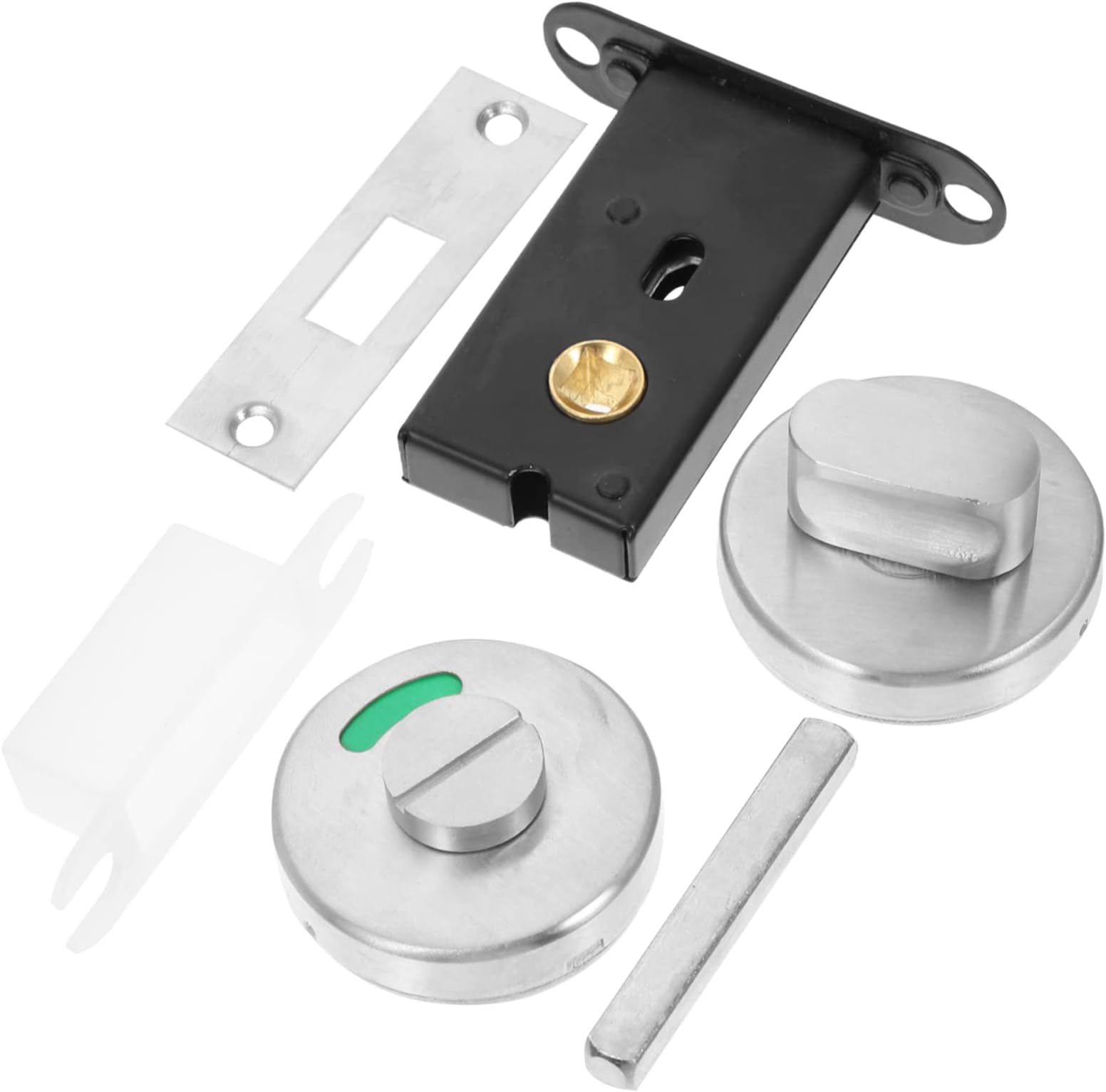 Uonlytech Red and Green Indicator Lock Bathroom Door Signs Rv Door Lock ...