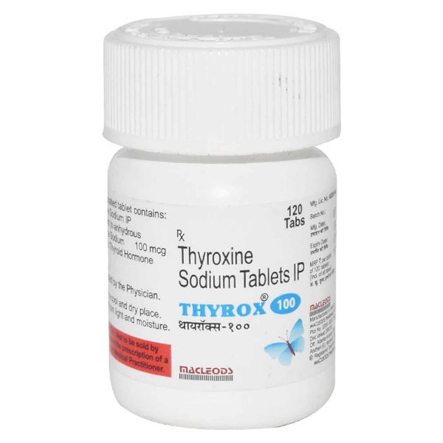 Thyrox 100 mcg - Bottle of 120 Tablets : Amazon.in: Health & Personal Care