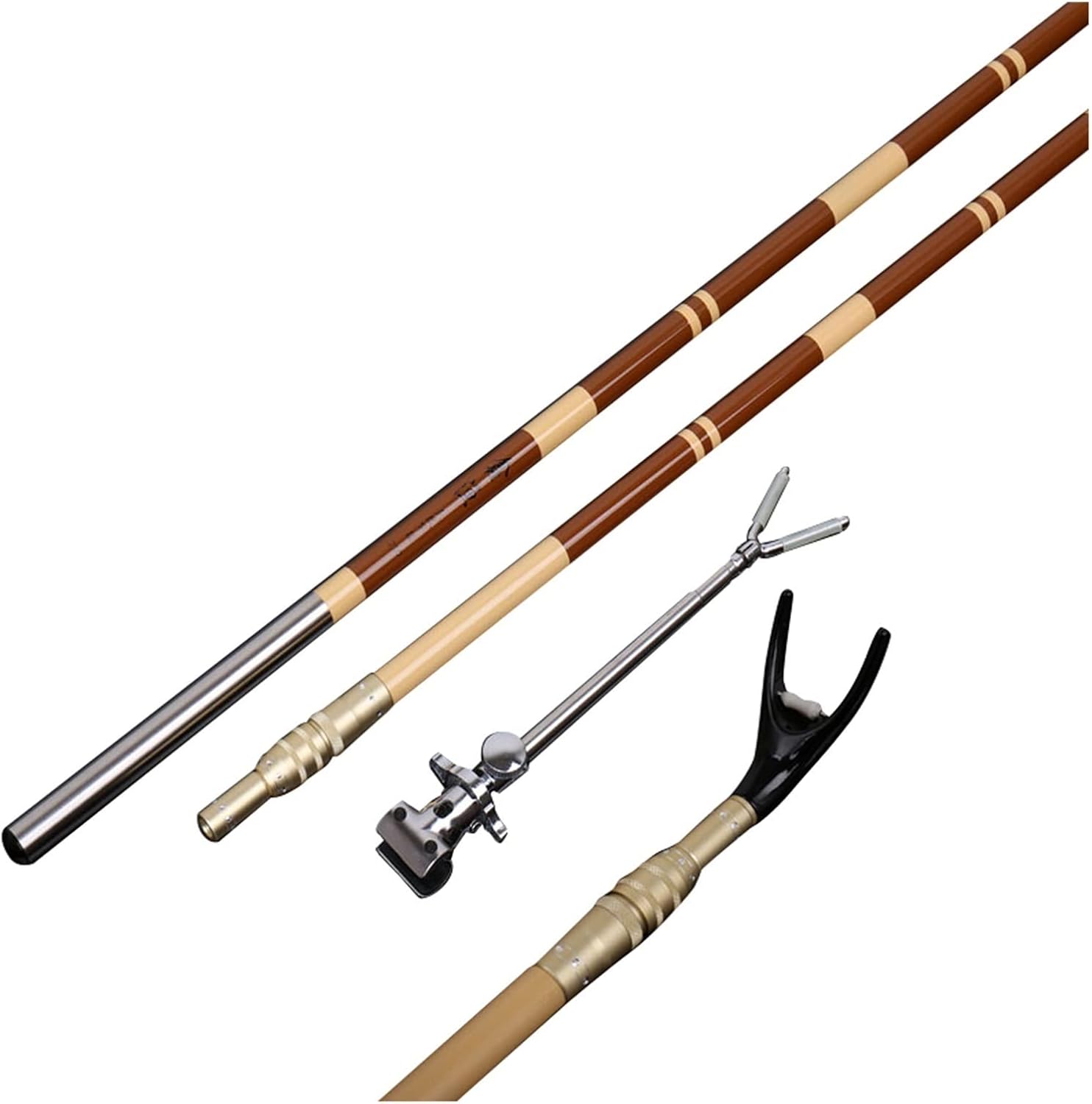 SQLCF Fishing Rod Storage Rack 2.1M Carbon Positioning Fishing Bracket ...