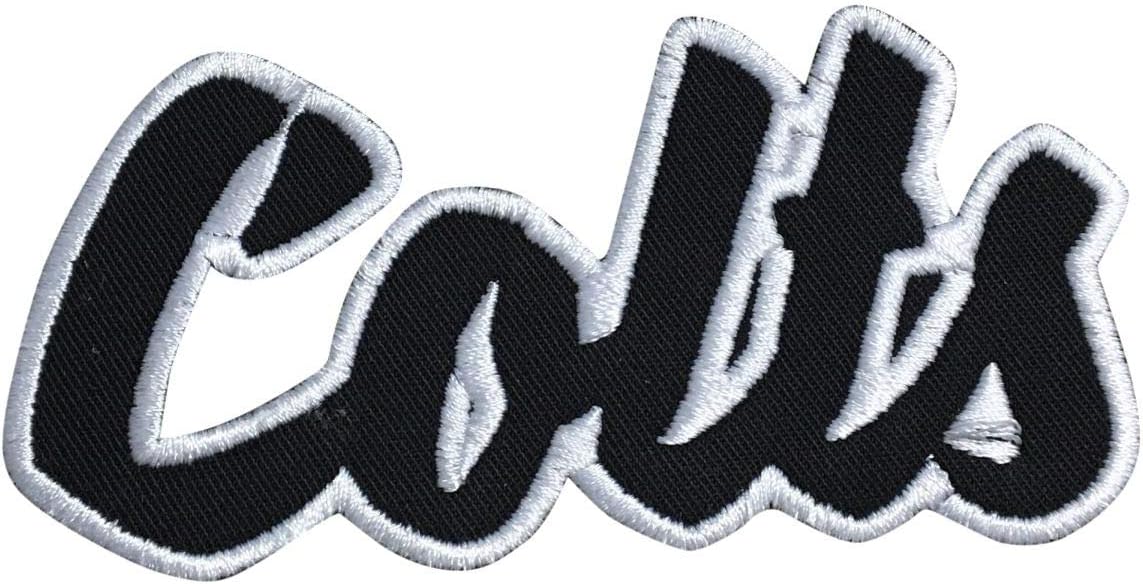 Amazon.com: Wholesale Applique (2" x 4") Colts - Black/White ...
