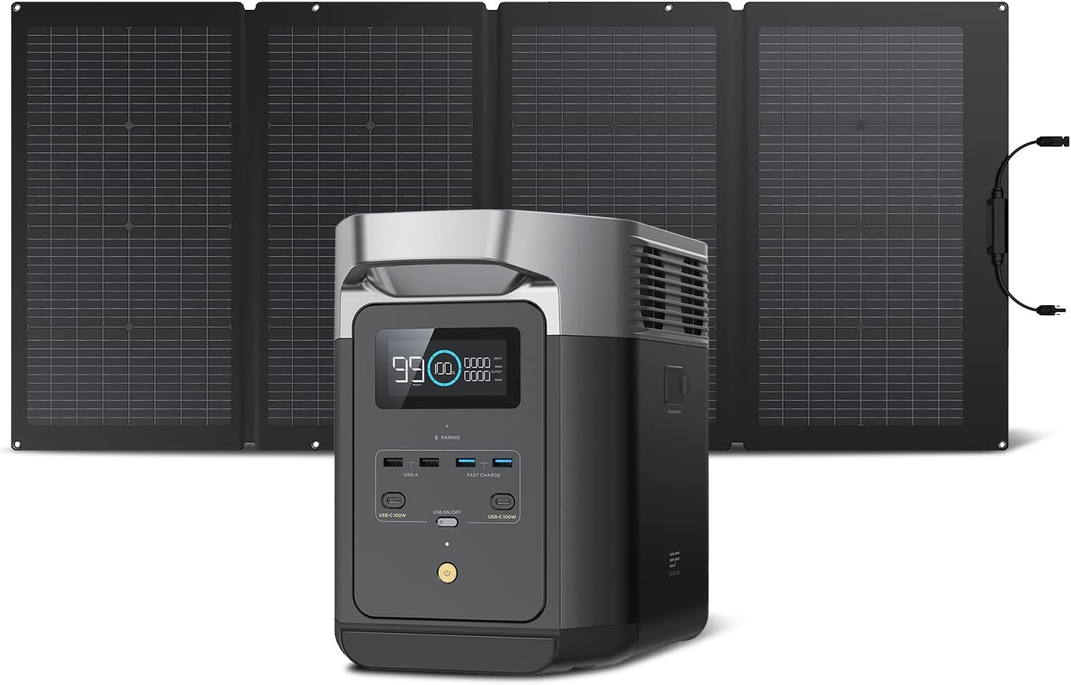Amazon.com : 135 Amp 4000 Watt Peak Power Solar Generator : Solar ...