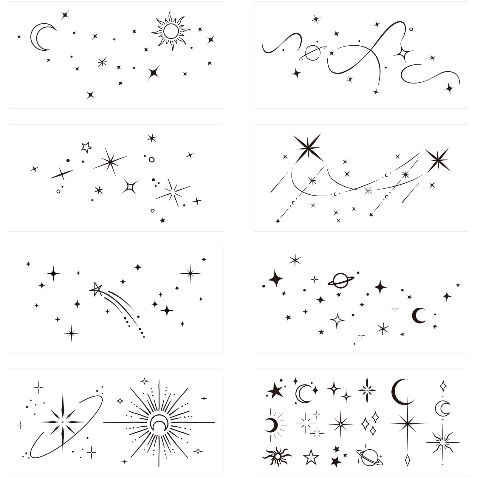 Temporary Star Tattoos