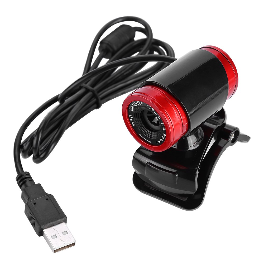 USB Webcam, 12 Megapixel HD Clip-on 360 Degree Computer Camera with ...