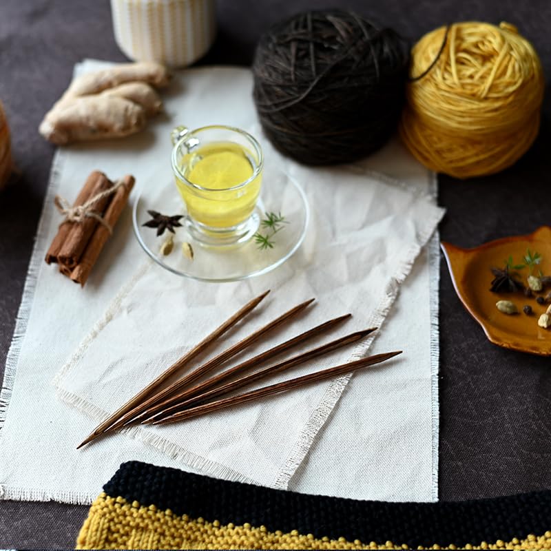 KnitPro Ginger Double Pointed Needles 12.5cm x 4mm Double Ended ...