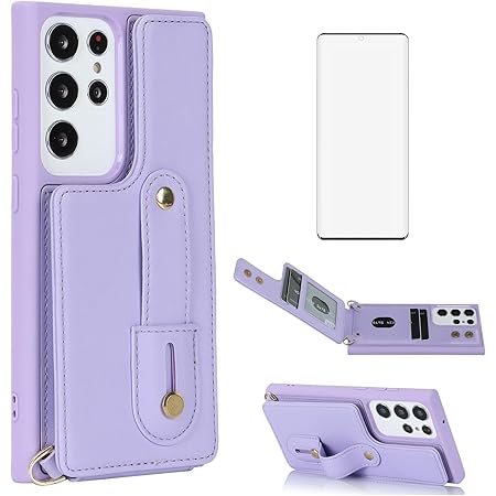 Asuwish Phone Case for Samsung Galaxy S23 Ultra 5G Wallet Cover with ...