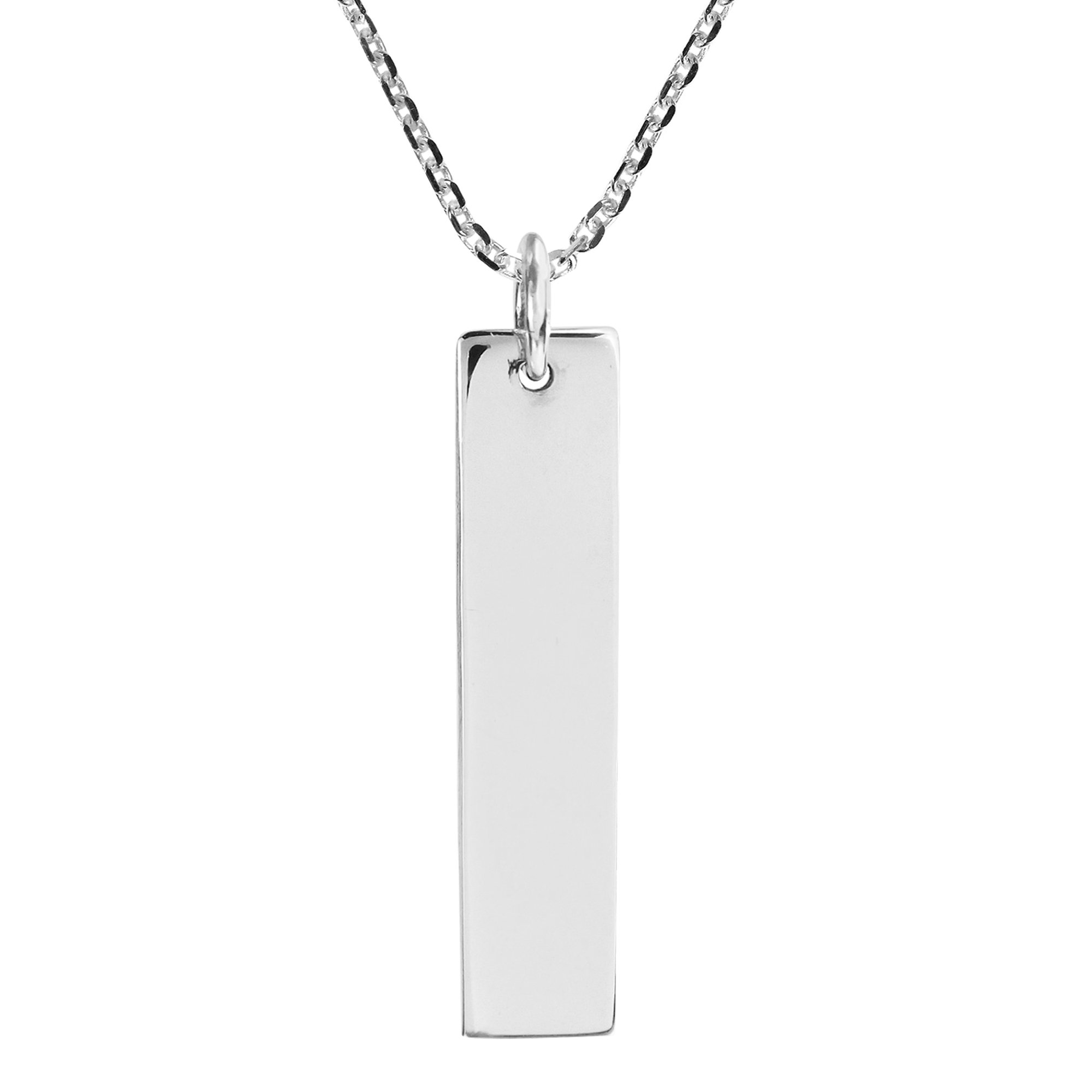 Silver Rectangle Pendant