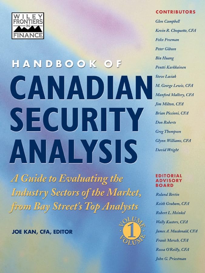 Amazon.com: Handbook of Canadian Security Analysis: A Guide to ...