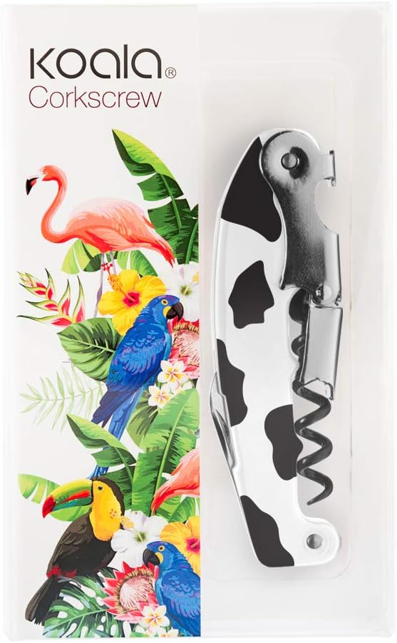 Koala International Corkscrew Cow, Stainless Steel – BigaMart