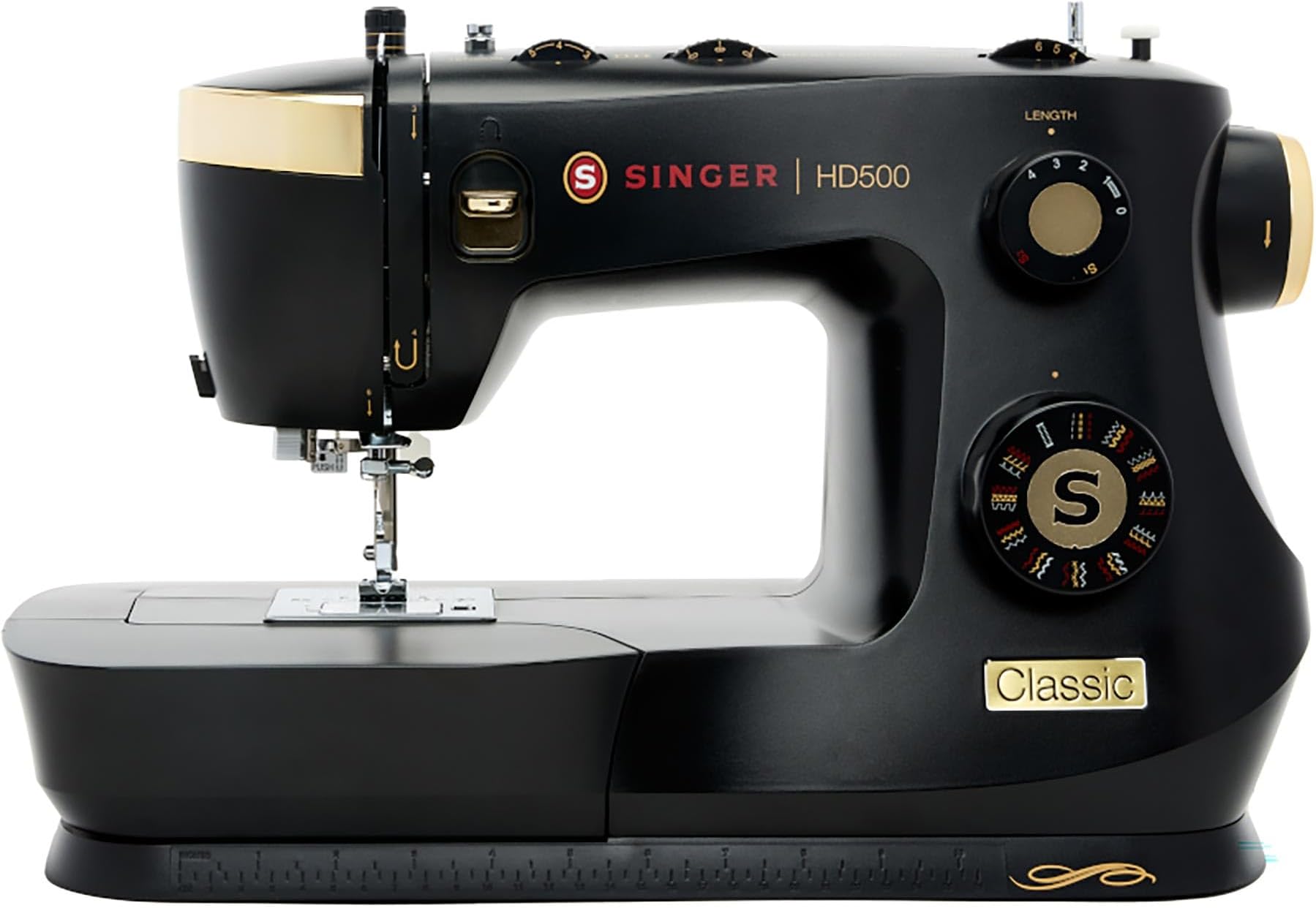 SINGER Machine à coudre classique robuste 500 avec kit d'accessoires | Moteur puissant avec ...