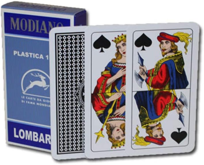 Modiano 100% Plastic Lombarde Regional Italian Playing Cards ...