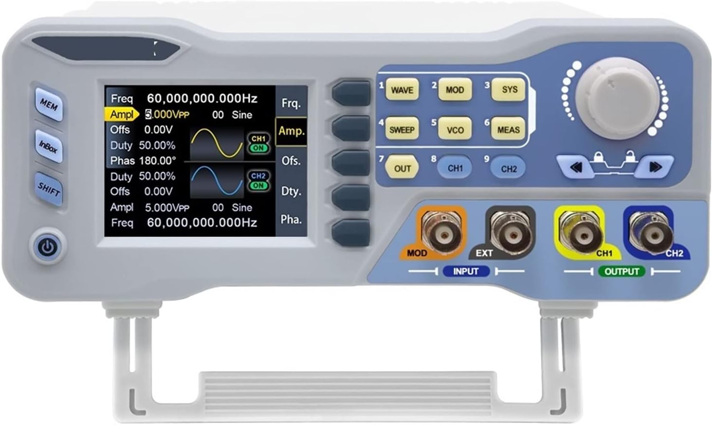 Amazon.com: Function Arbitrary Waveform Generator Dual Channel Signal ...