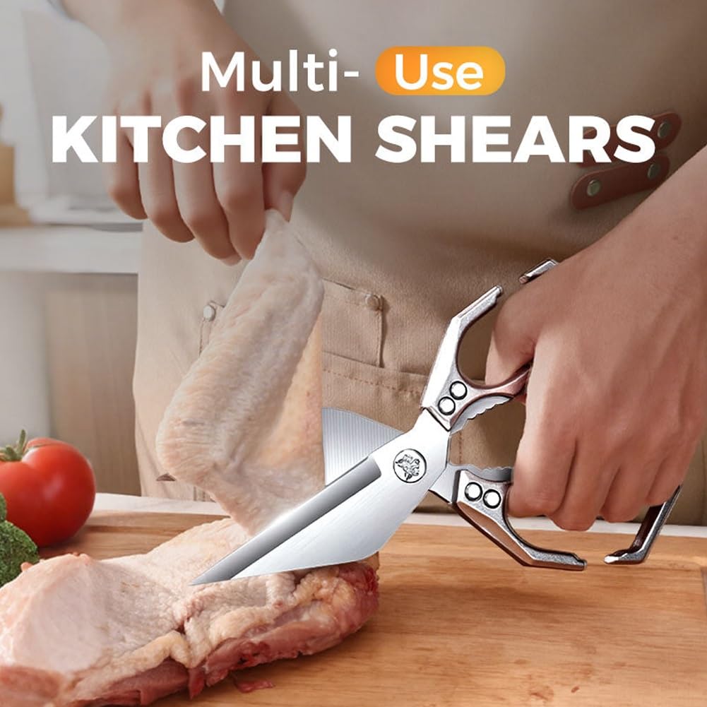 Snapklik.com : Multifunctional Heavy-Duty Kitchen Shears Razor-Sharp ...