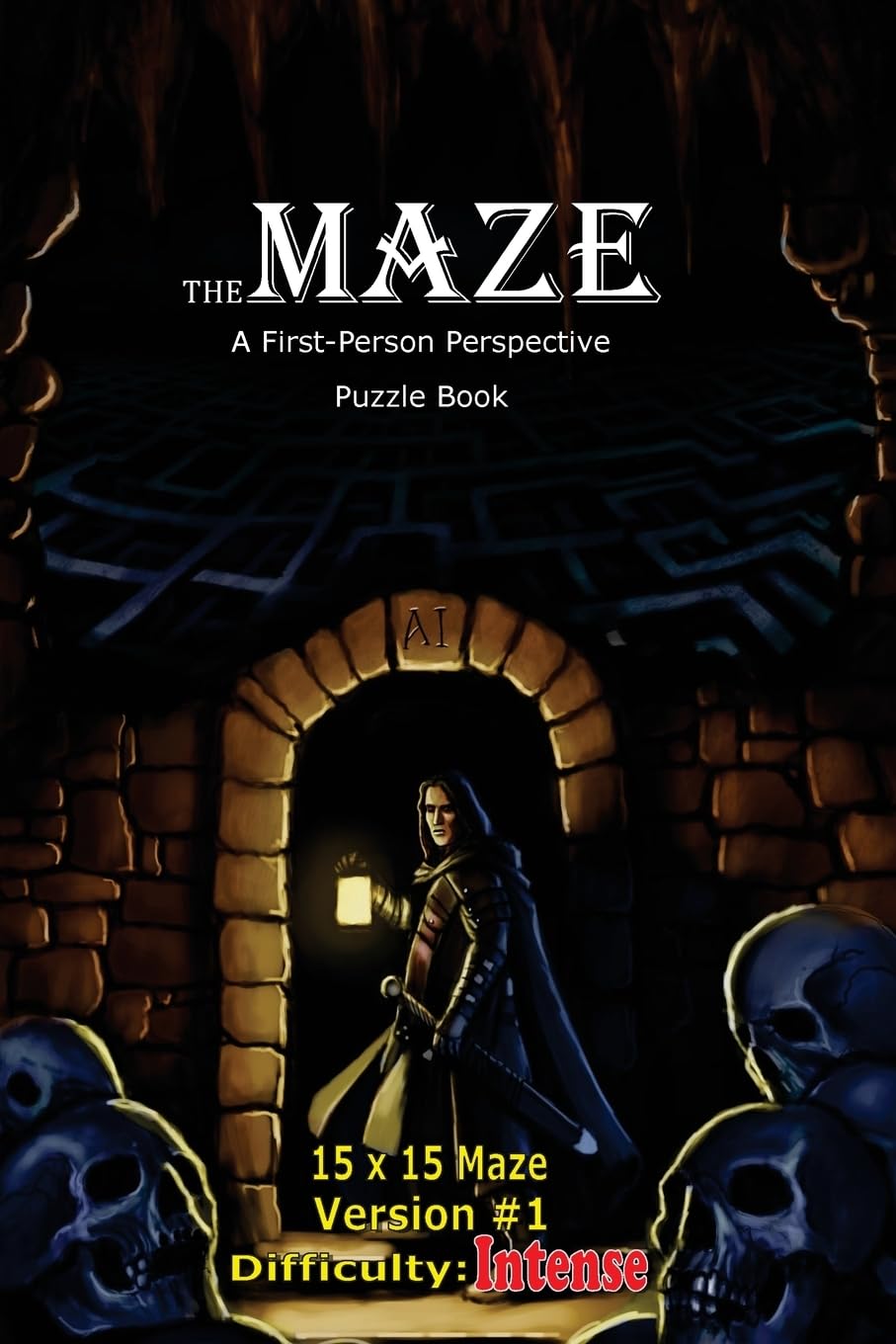 The Maze: A First-Person Perspective Puzzle Book Intense 15x15 Version ...