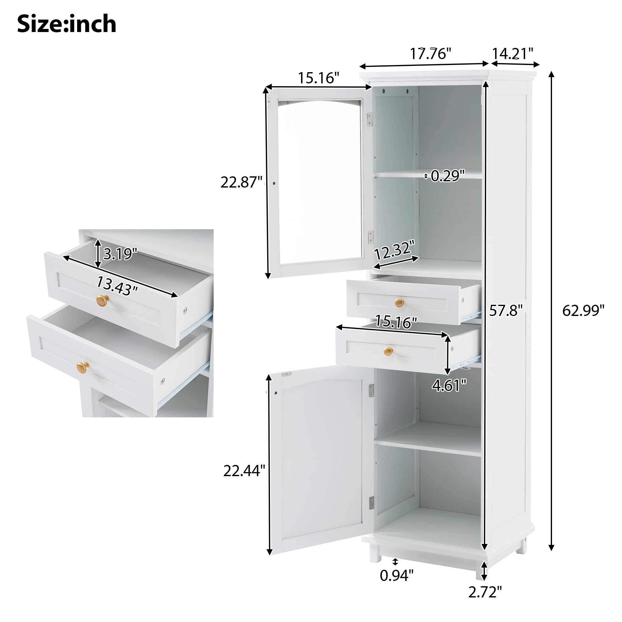 Gabinetes De Baño Altos De Vidrio Muebles De Baño De Interceramic