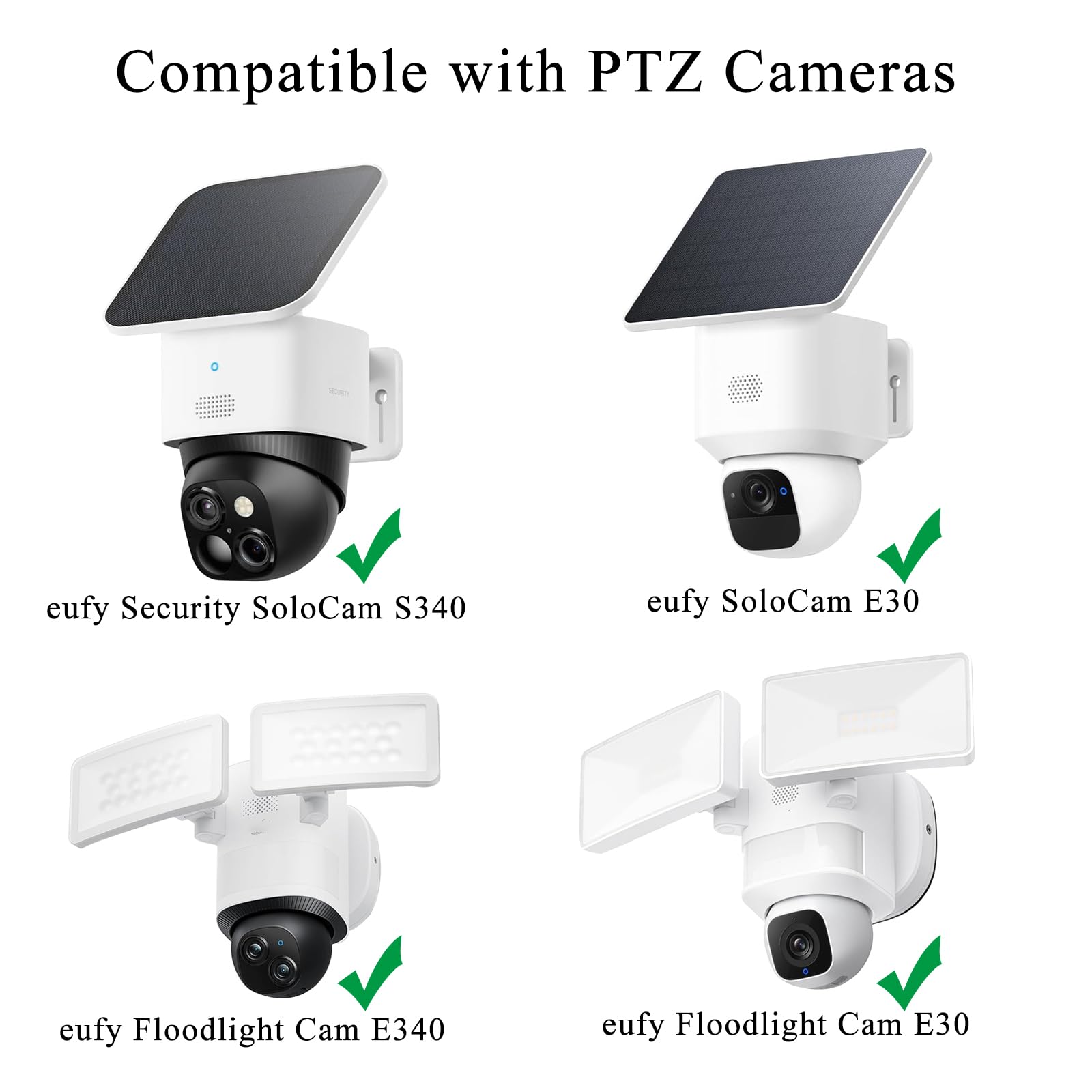 VVHOOY Exterior Wall Corner Camera Bracket for PTZ Camera,Metal Holder ...