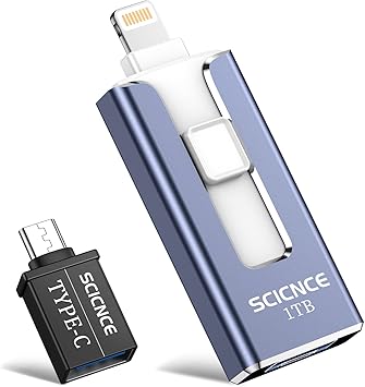 Amazon.com: SCICNCE 1TB Photo Stick for iPhone Flash Drive, USB Memory ...