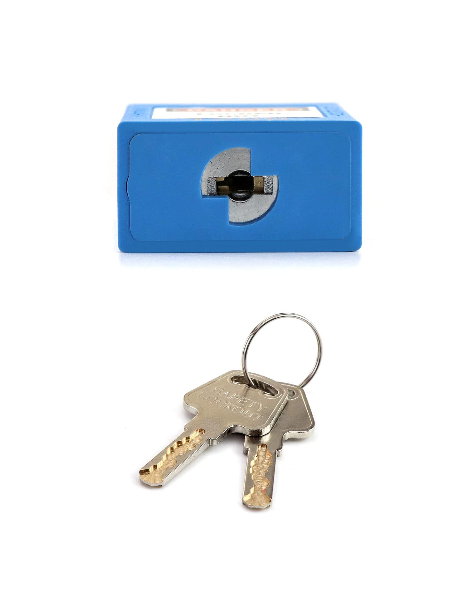 Snapklik.com : QWORK Lockout Tagout Locks, Safety Padlock, 10 Blue Padlocks