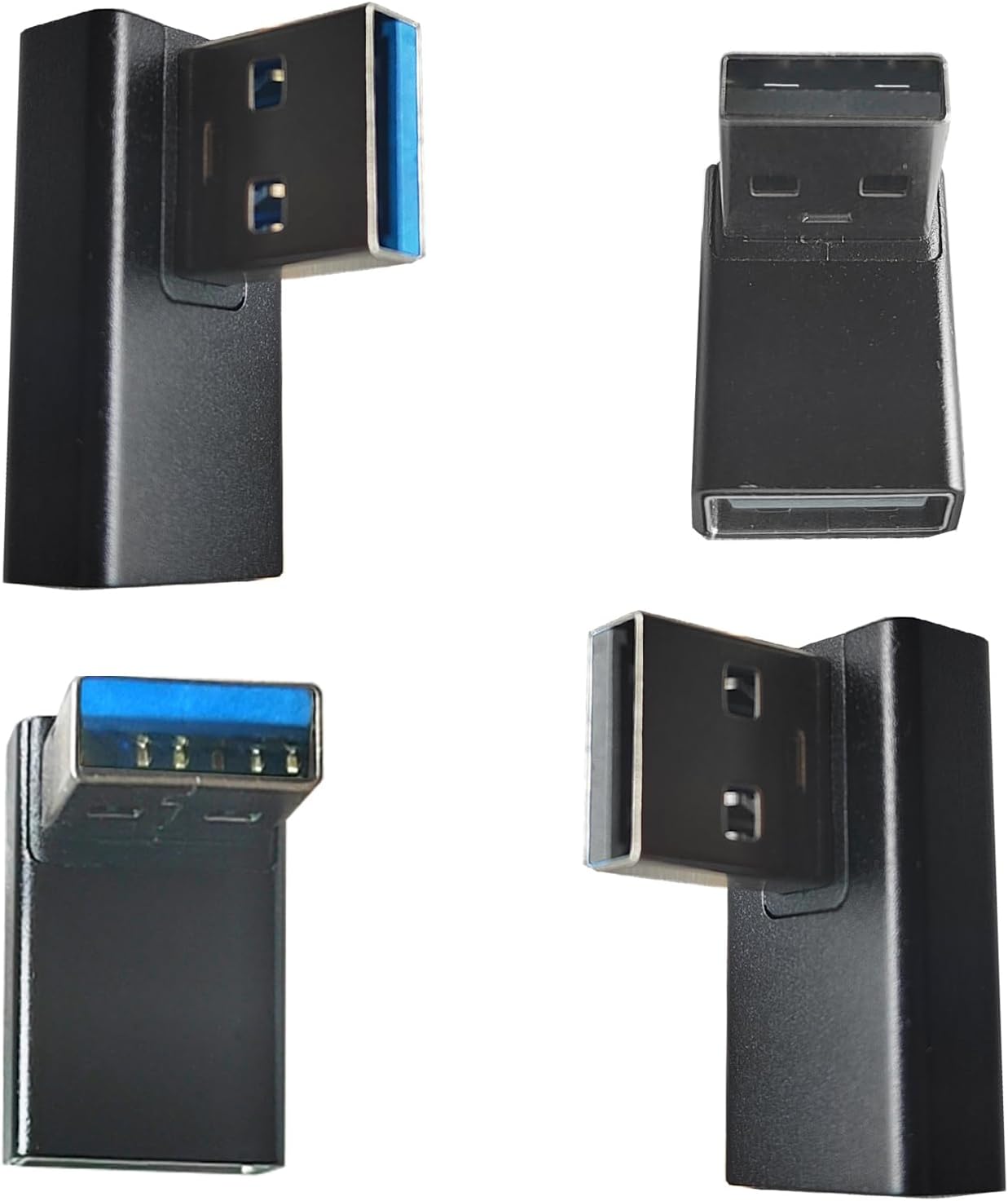 Amazon.com: Cable Matters 2-Pack 90 Degree Right Angle USB Adapter ...