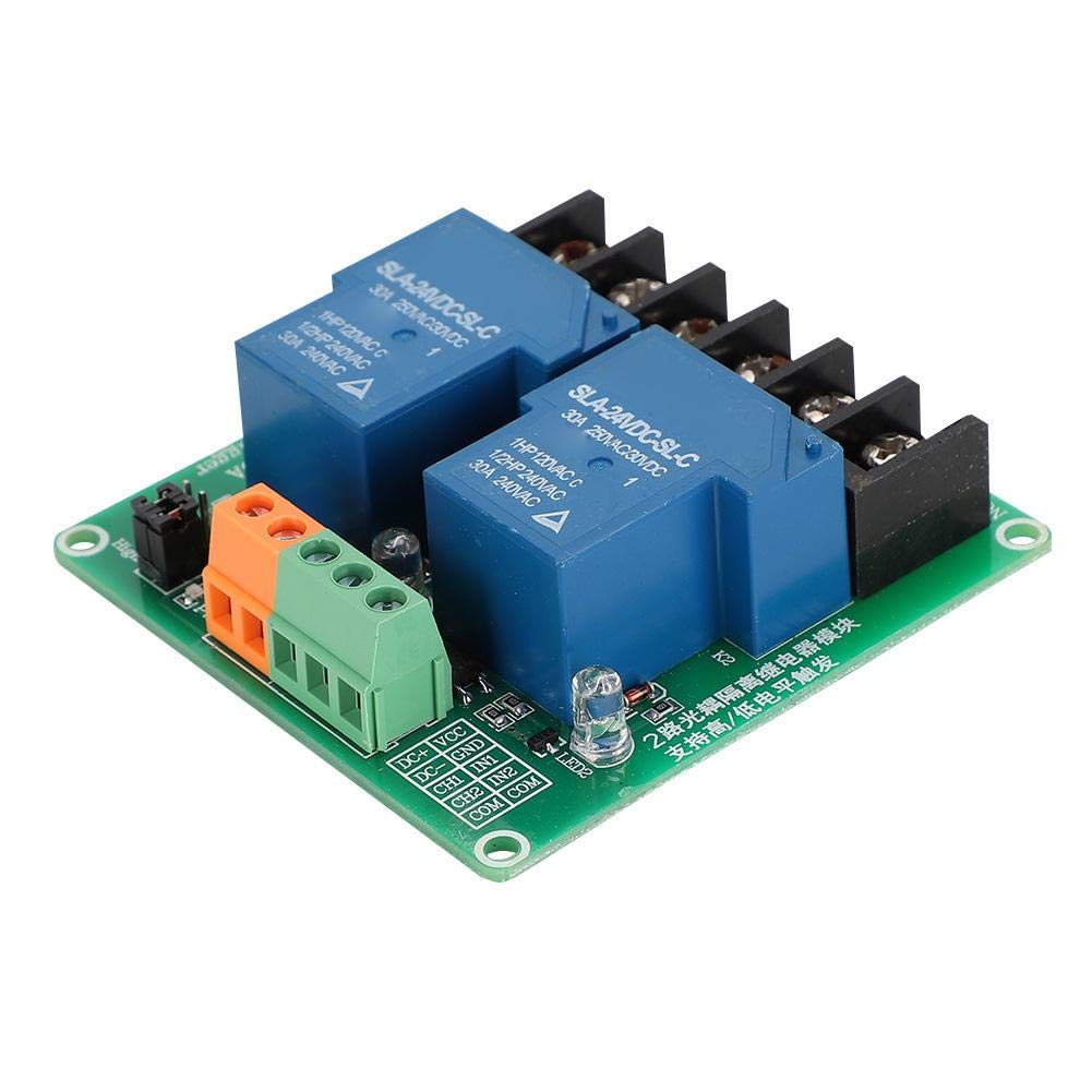 Ashata Relay Module 2 Channel 30a Optocoupler Isolation High And Low ...