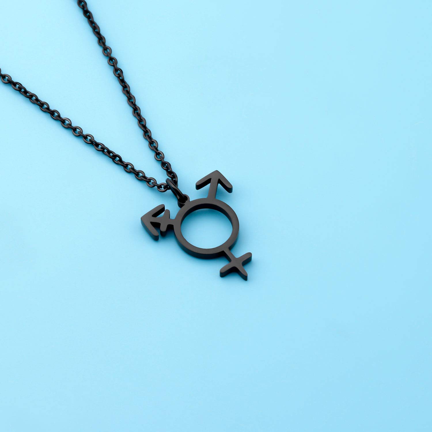Snapklik.com : WUSUANED Transgender Symbol Necklace Transgender Pride ...