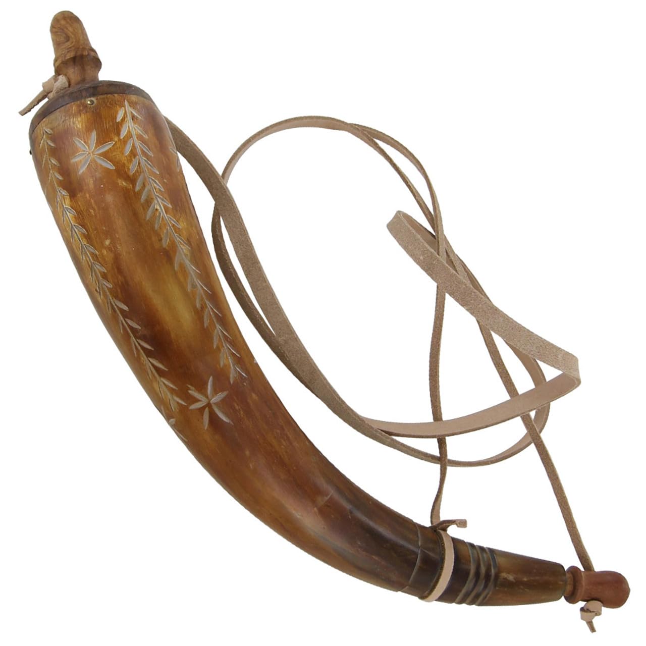 Amazon.com : Armory Replicas Marksman’s Pride Handmade Powder Horn ...