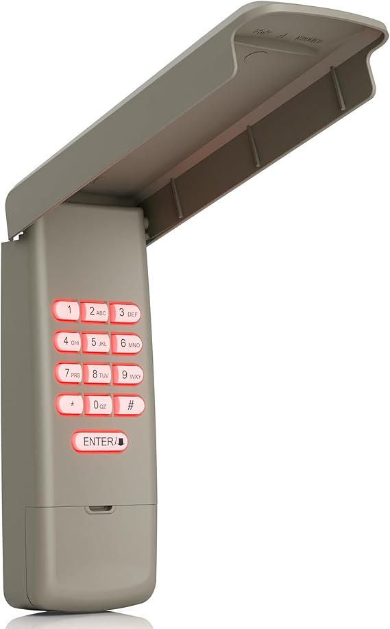 Universal Garage Door Opener Keypad, Compatible with LiftMaster ...