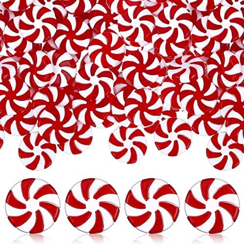 Amazon.com: 50pcs Peppermint Christmas Ornaments Christmas Candy Cane ...