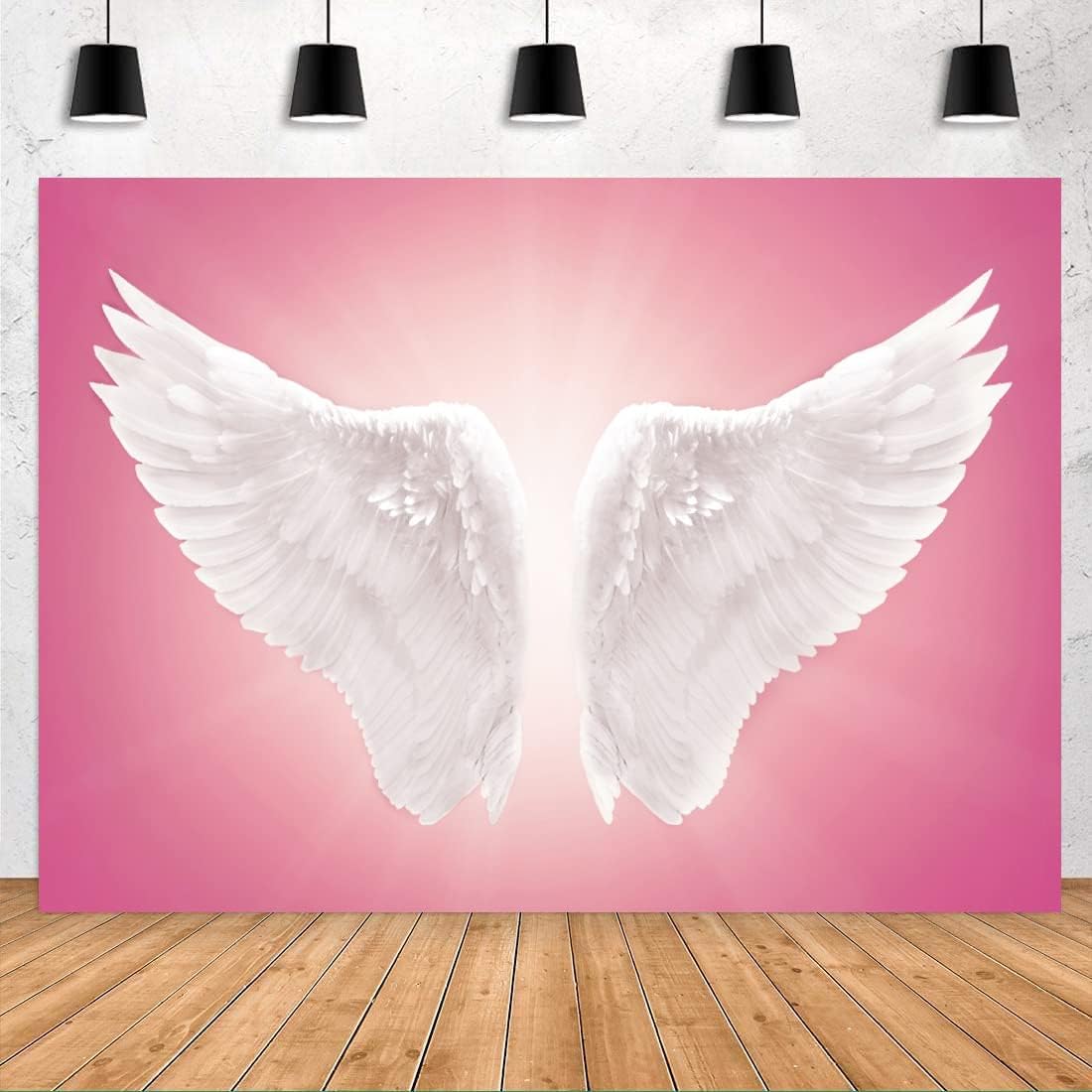 Dreamy Pink Angel Wings Backdrop - Photography Philippines | Ubuy