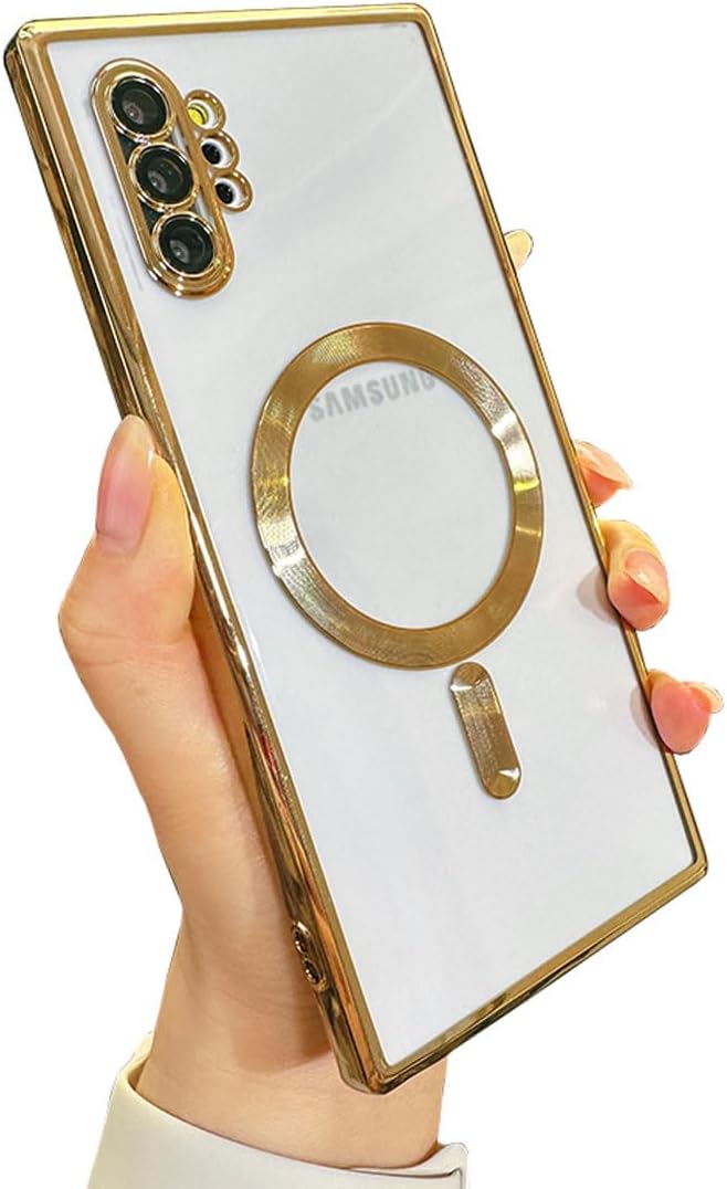 Amazon.com: Doowear Galaxy Note 10 Plus Case Magnetic [Support Magsafe Charger] Wireless Anti ...