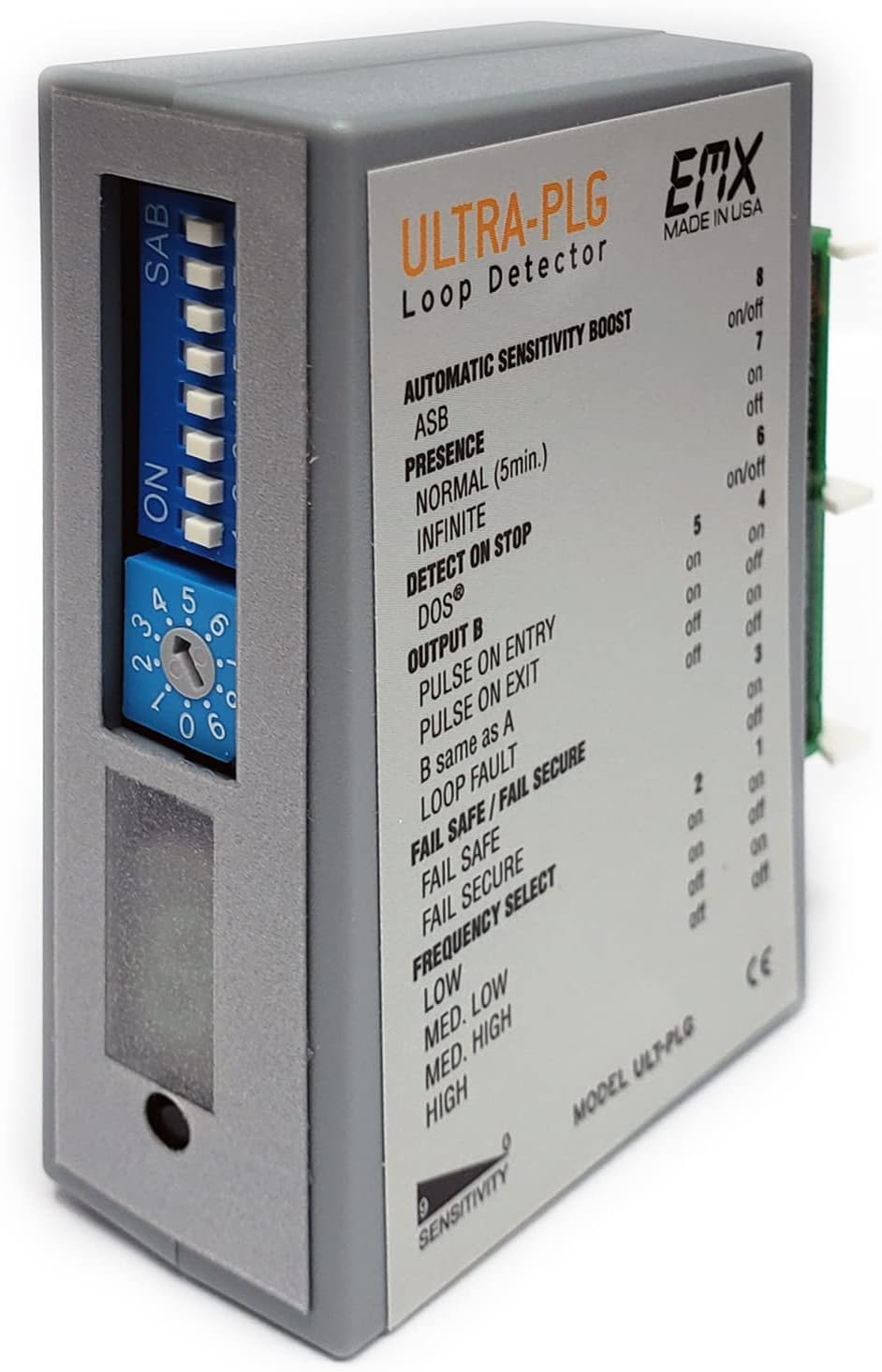 Amazon.com: EMX D-TEK ULTRA Plug in Style Vehicle Loop Detector ...