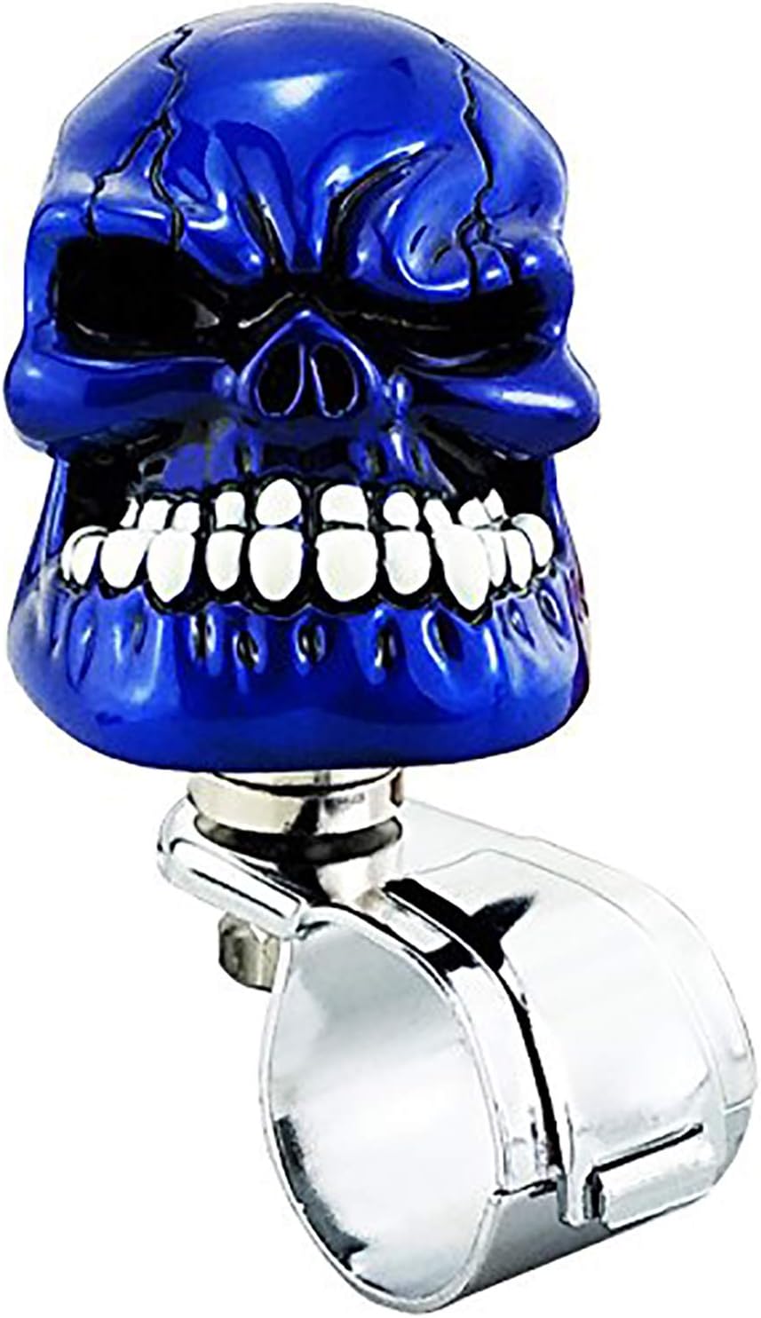 Amazon.com: Lunsom Steering Wheel Knob, Skull Shape Driving Power Handle Control Suicide Knob ...